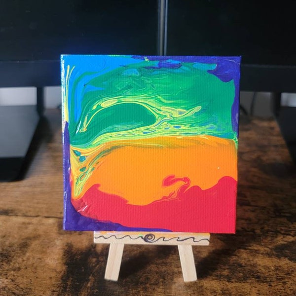4x4 Painting - Etsy