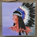 Native American Original Acrylic Painting, 12x12 Canvas Art - Etsy