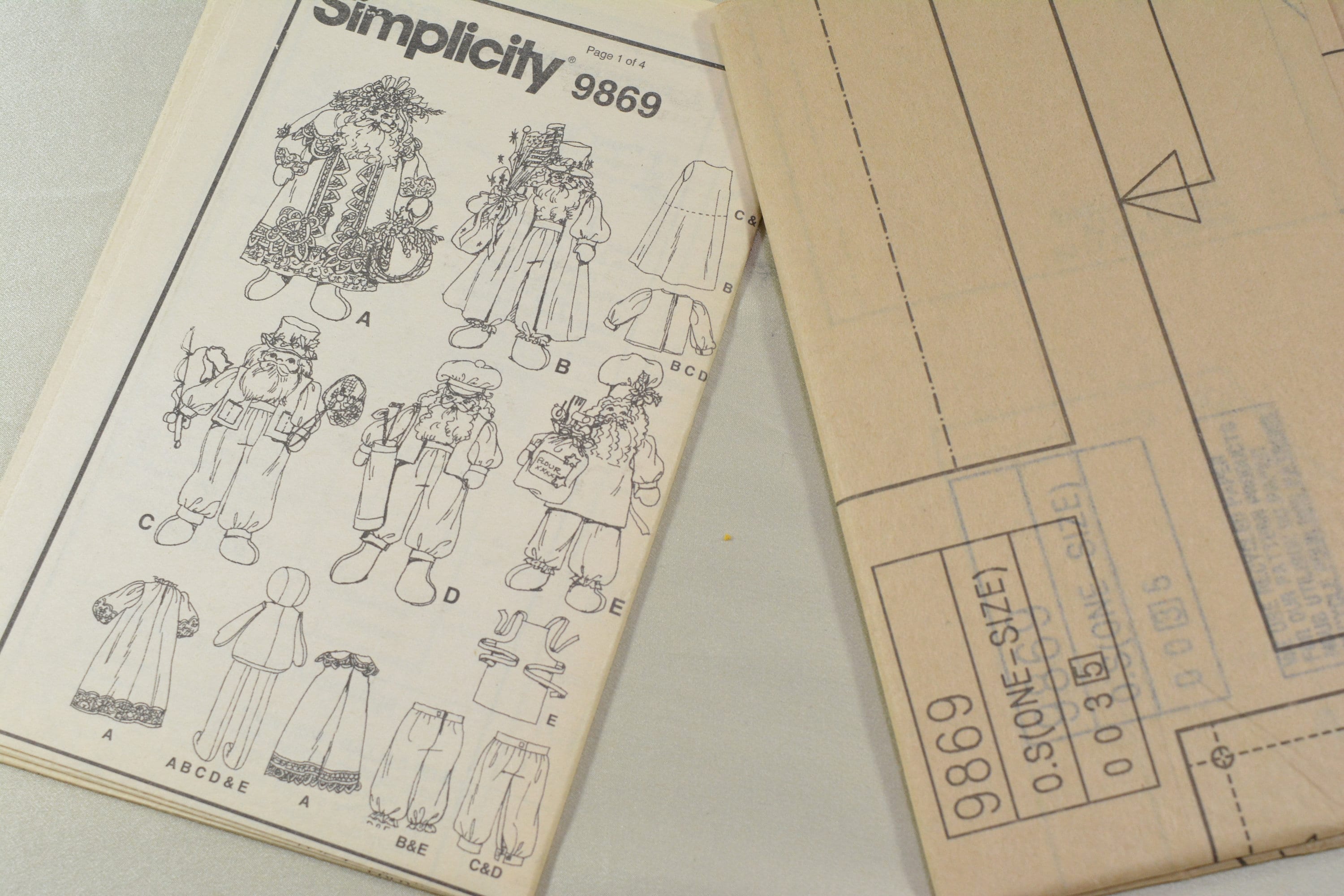 UNCUT Simplicity 9869 Pattern Crafts Doll Figure of Father | Etsy