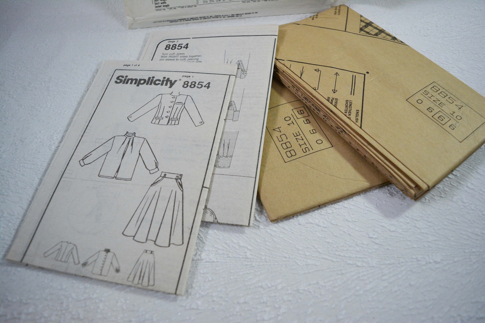 UNCUT Simplicity 8854 Pattern Jones NY Woman's Blouse - Etsy