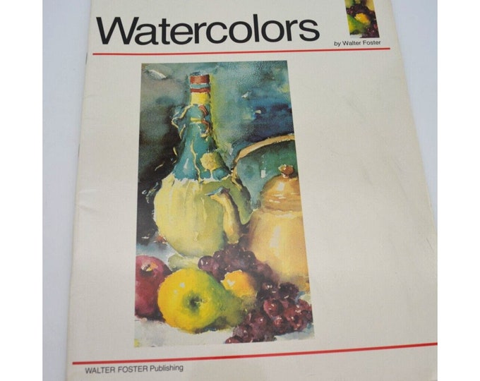 Walter Foster, How to Draw and Paint WATERCOLORS Vol 5, 32 Pages, From ...