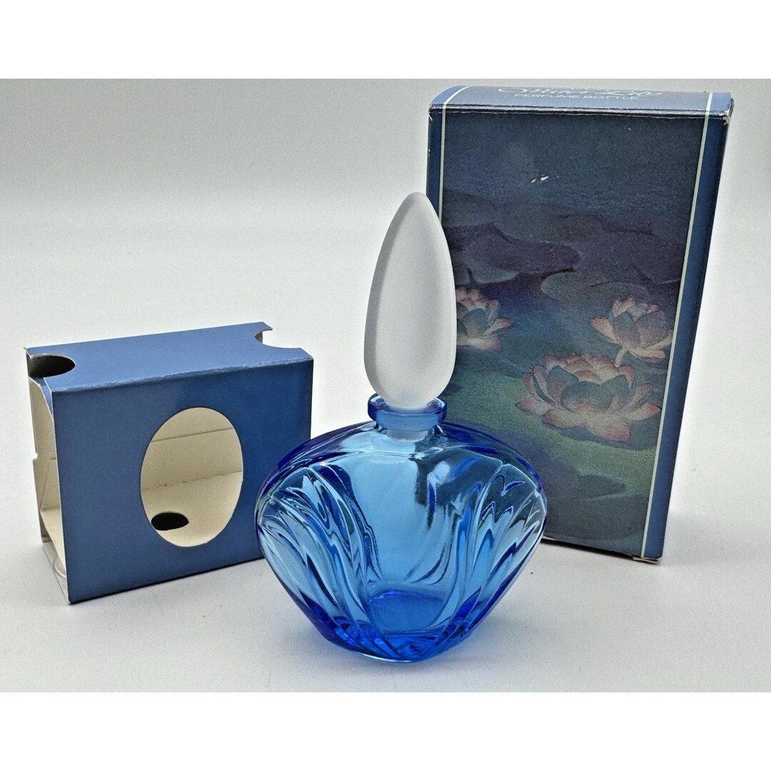 AVON Water Lily Perfume Bottle & Funnel, NOS W/original Box, Never Used ...