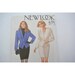 UNCUT New Look 6591 Pattern Sz 8-18, Close Fit Jacket W/uneven Hem ...