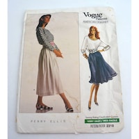 Tom and Linda Platt Vogue Dress Pattern V1138 (sizes 6-12) - Etsy