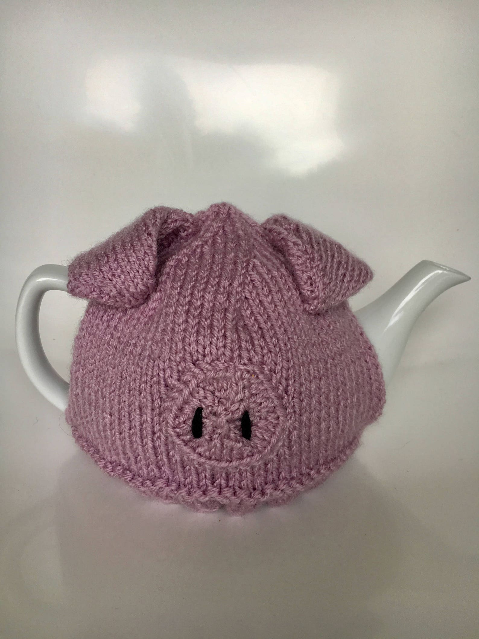 Pink Pig Tea Cosy With Curly Tail. Hand Knitted. Tea Lovers - Etsy UK