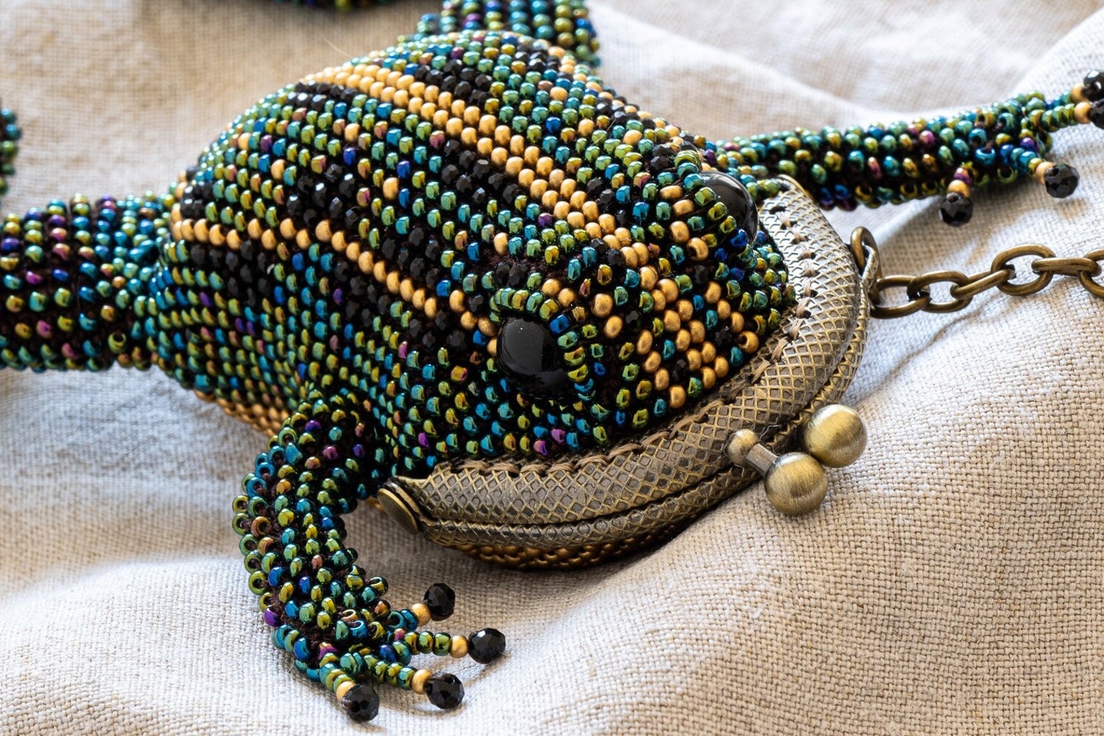 The Original Beaded Frog Purse.free SHIPPING! - Etsy