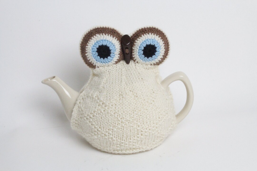 Owl Tea Cosy: Supersoft Yarn, Padded Eyes - Etsy