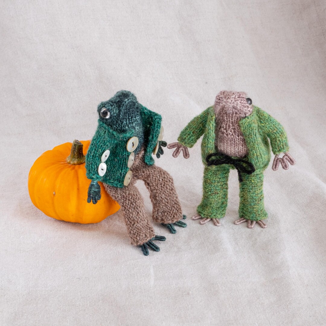 Frog and Toad Characters From the Childrens Story the Lost Button - Etsy