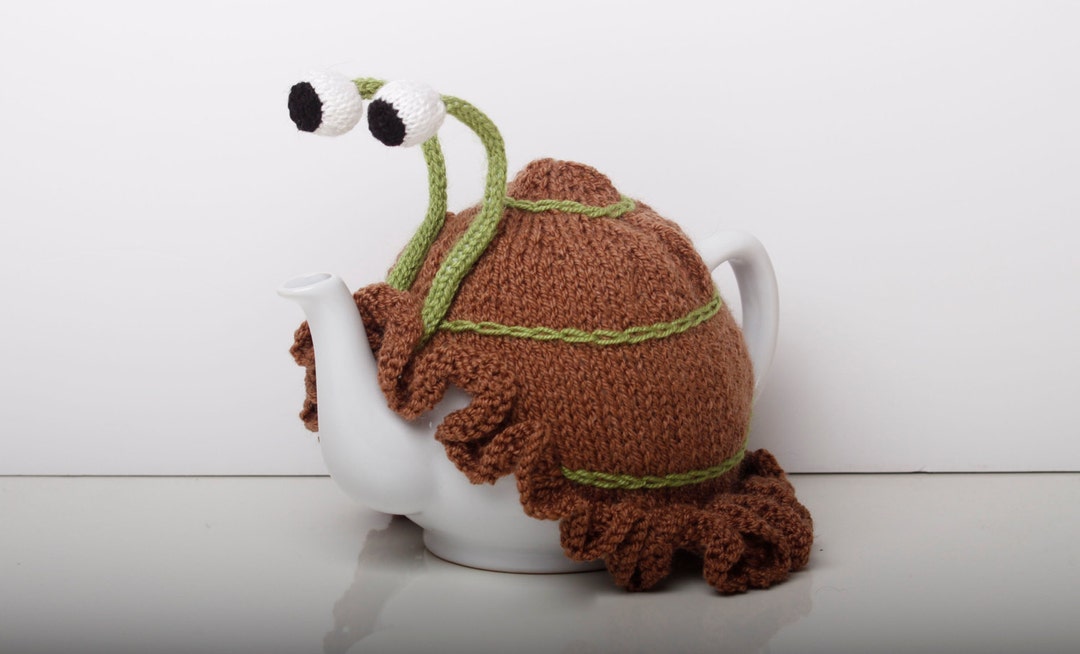 Knitted Snail Tea Cosy: Washable Novelty Teapot Cover - Etsy