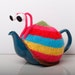 Knitted Pink Stripy Snail Tea Cosy. Tea Lovers Teatime Treat. - Etsy