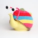 Knitted Pink Stripy Snail Tea Cosy. Tea Lovers Gift. - Etsy