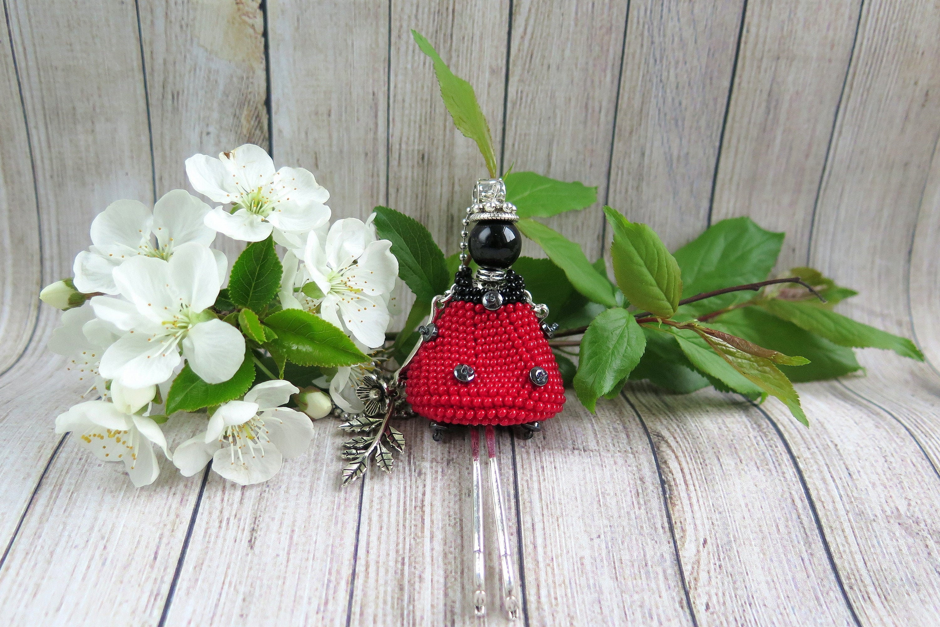 Ladybug Doll Pendant Necklace Red Mood Jewelry Gift Etsy ladybug-doll-pendant-necklace-red-mood-jewelry-gift-etsy
