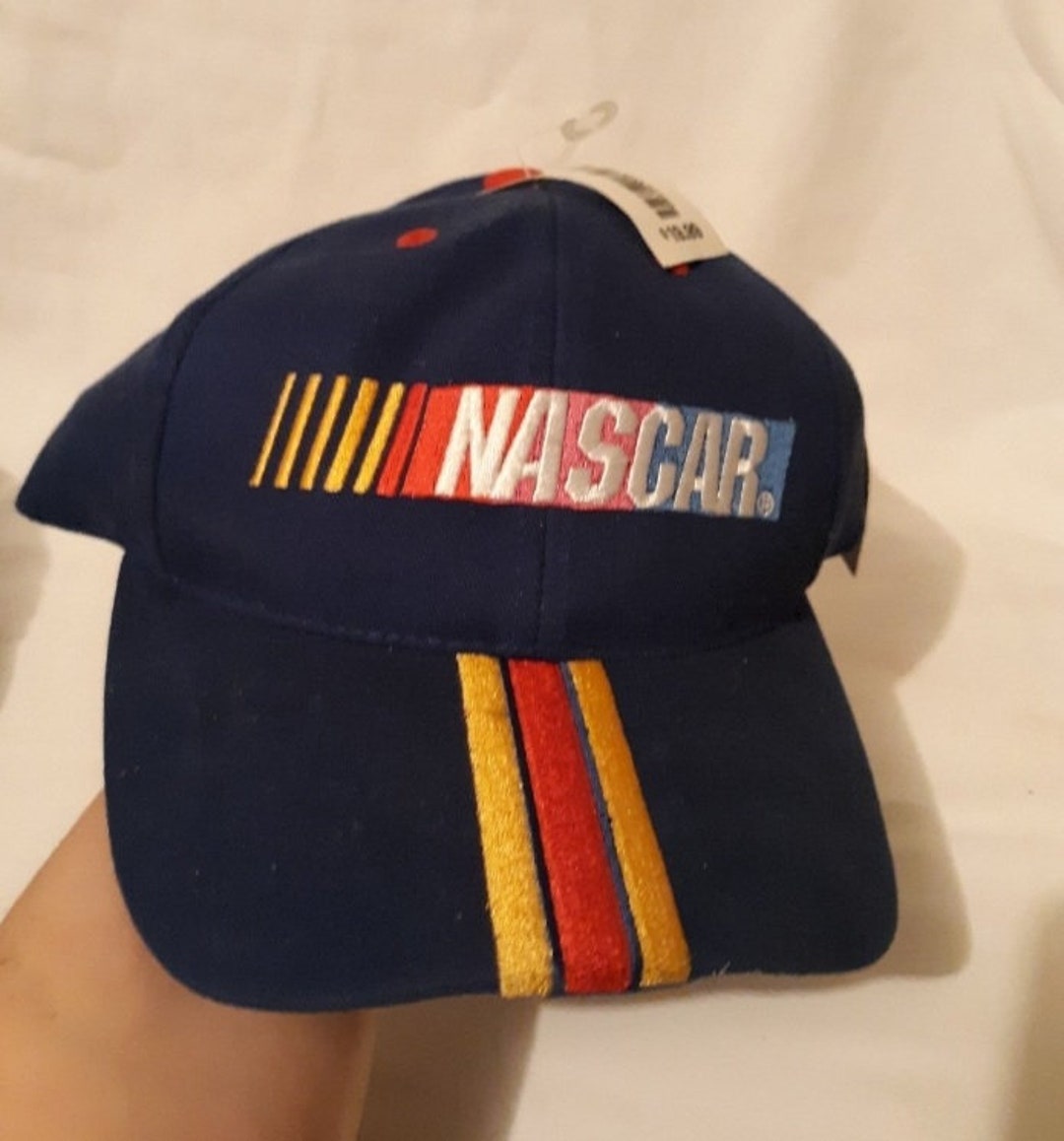 RARE Vintage Nascar Trucker Ball Cap by Checkered Flag Sports NWT - Etsy