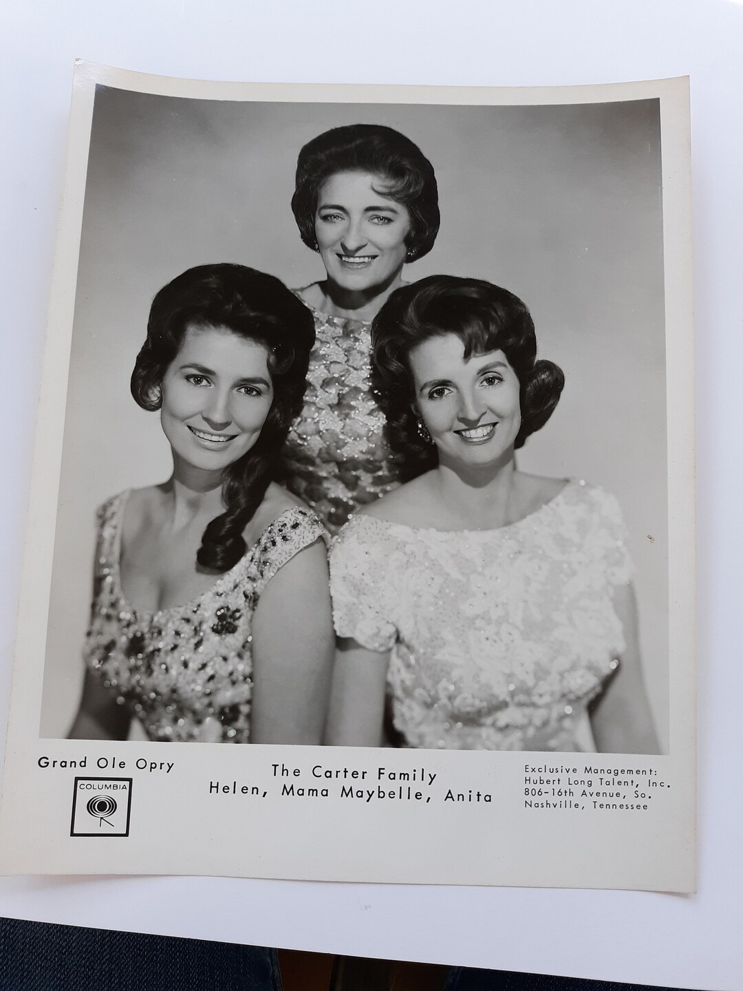 Authentic 1950s or 60s 8" X 10" Grand Ole Opry Press Photo of the ...