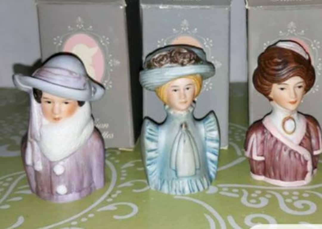 Set of THREE 1980s Avon American Fashion Thimbles - Etsy