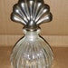 Beautiful EMPTY Glass Perfume Bottle With Silverplate Top by Sheridan ...