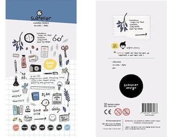 Clear Number Planner Stickers Days of the Month Stickers - Etsy