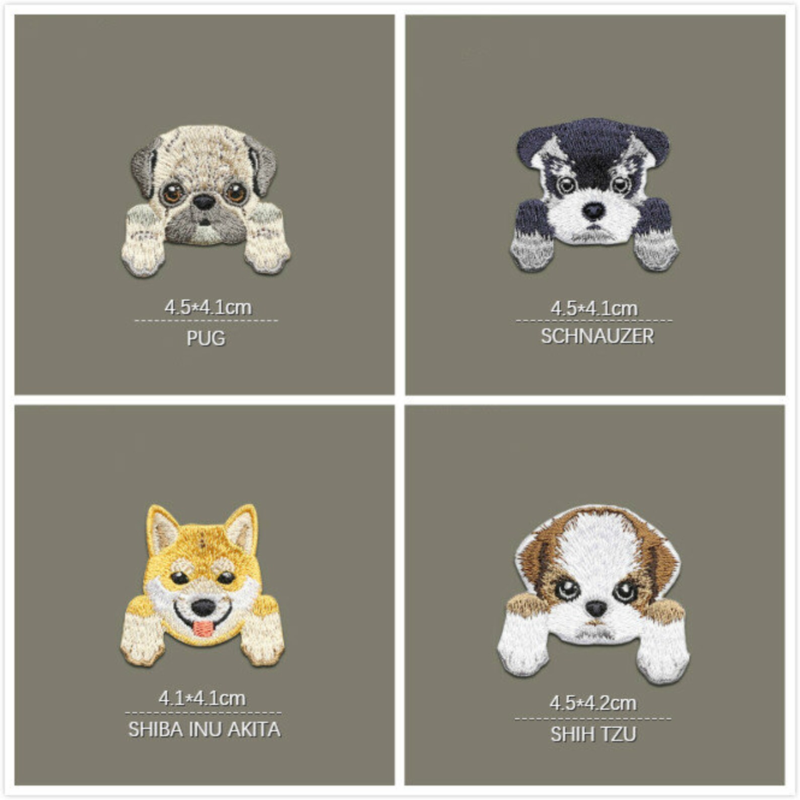 Fine Dog Iron on Patch Sew on Patch / Embroidery Iron on Patch | Etsy