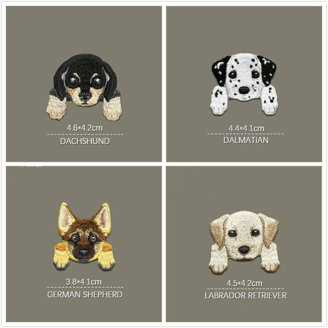 Fine Dog Iron on Patch Sew on Patch / Embroidery Iron on Patch | Etsy