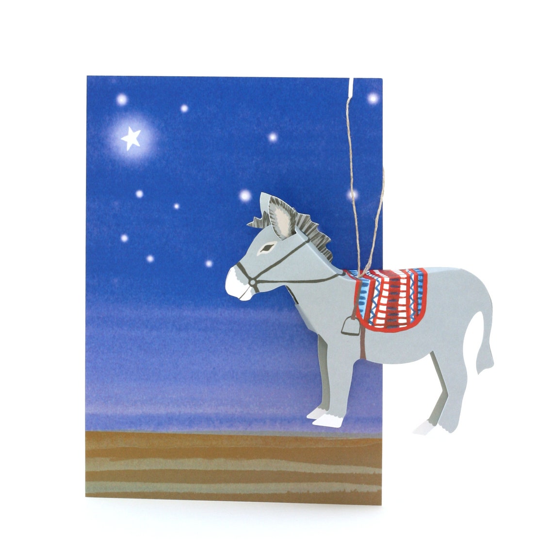 Donkey Card Pop up Donkey Card Donkey Paper Decoration - Etsy