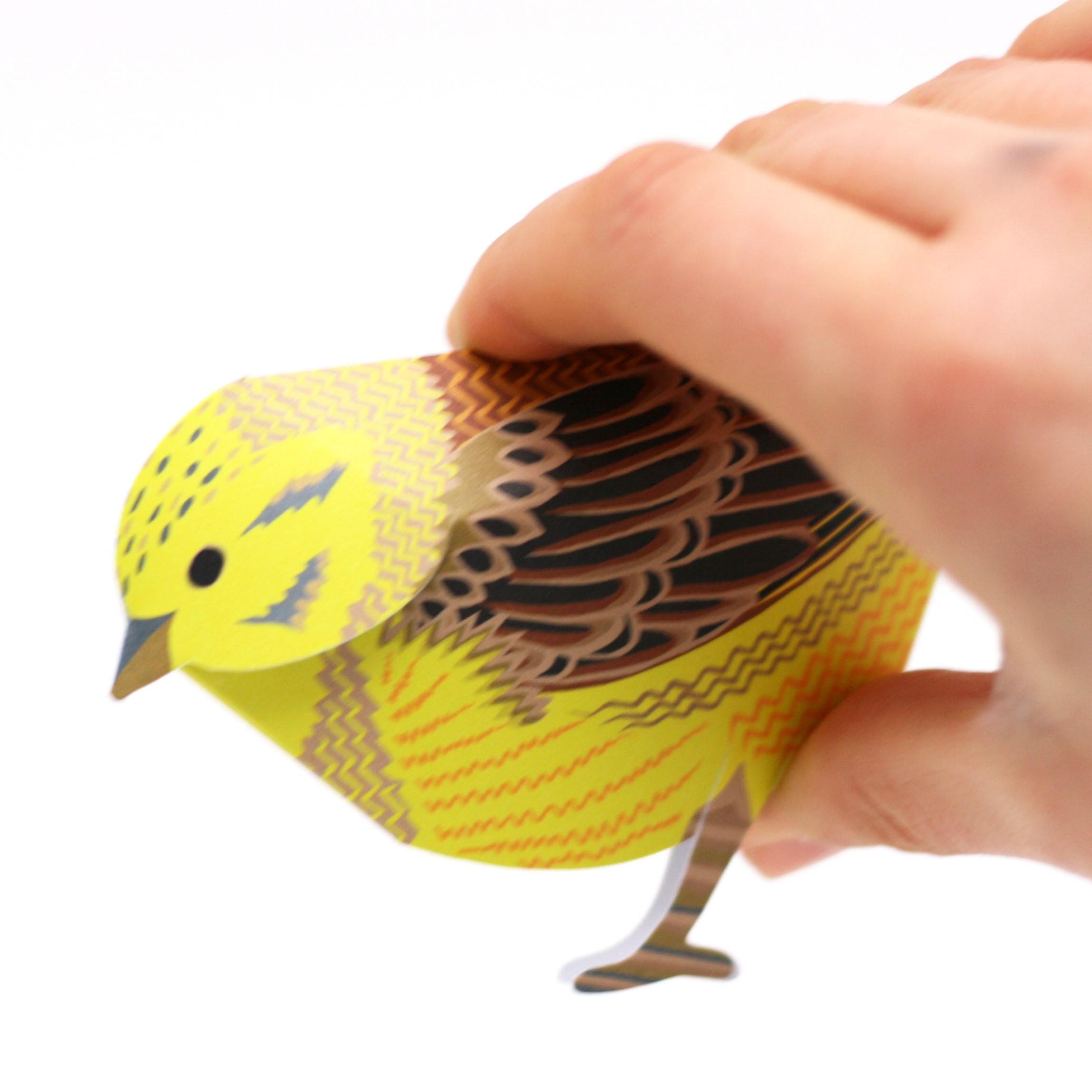 Yellowhammer Card 3D Pop-up Bird Bird Card - Etsy UK