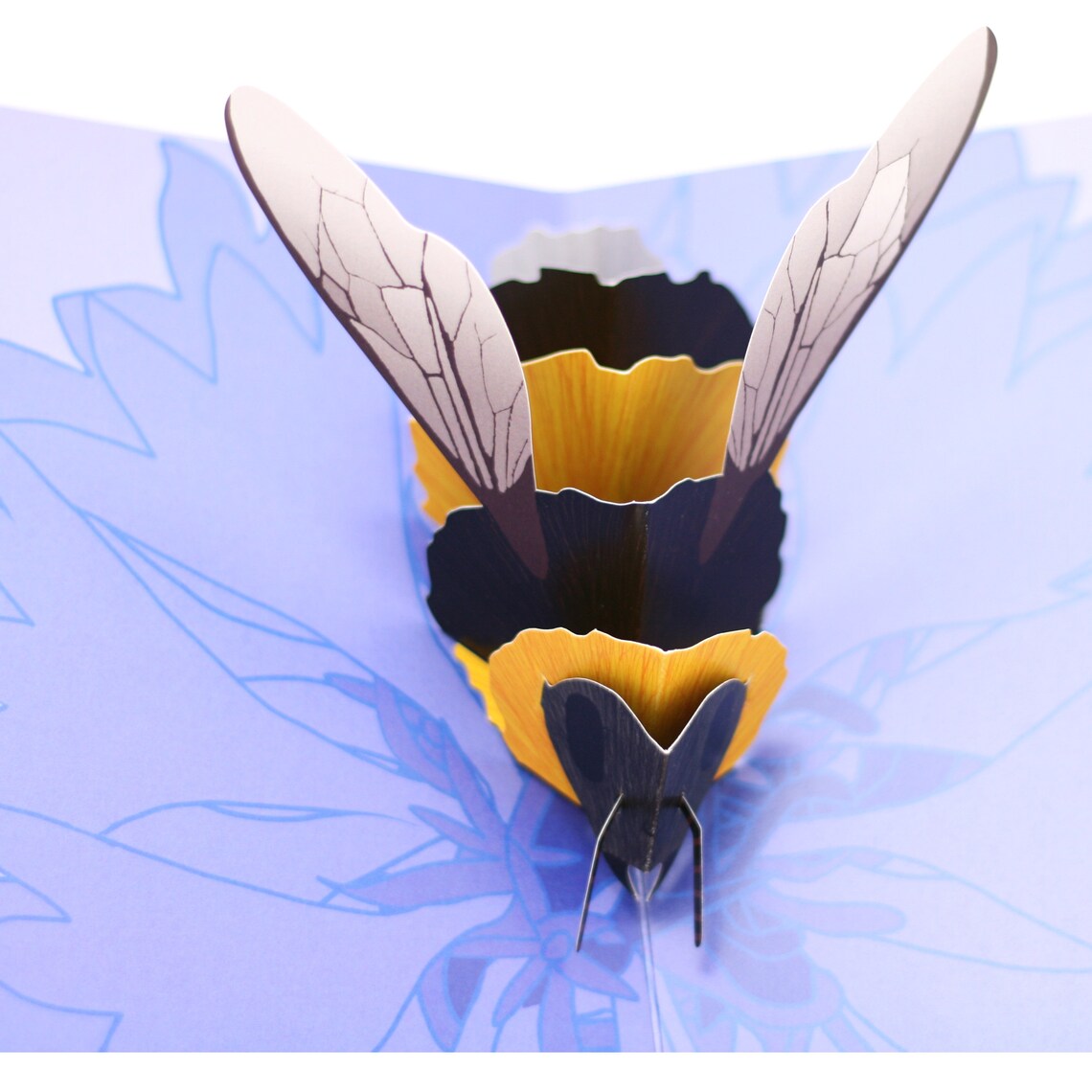 3D Bumble Bee Pop up Card: Handmade Greeting Card - Etsy
