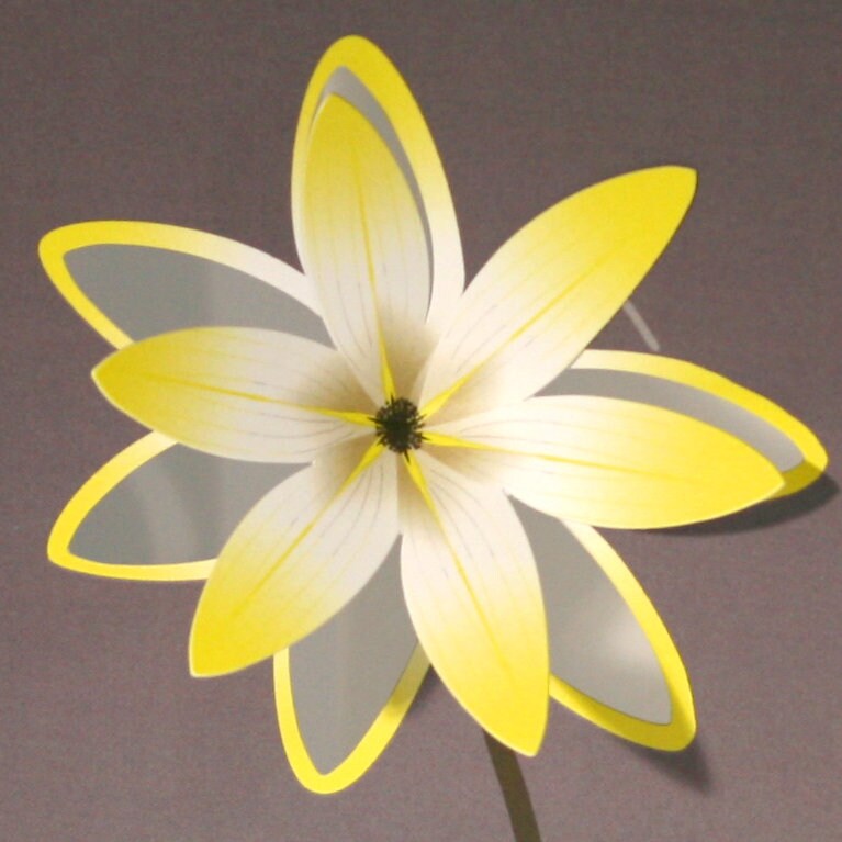 Yellow Flower Card. 3d Flower Card, - Etsy UK