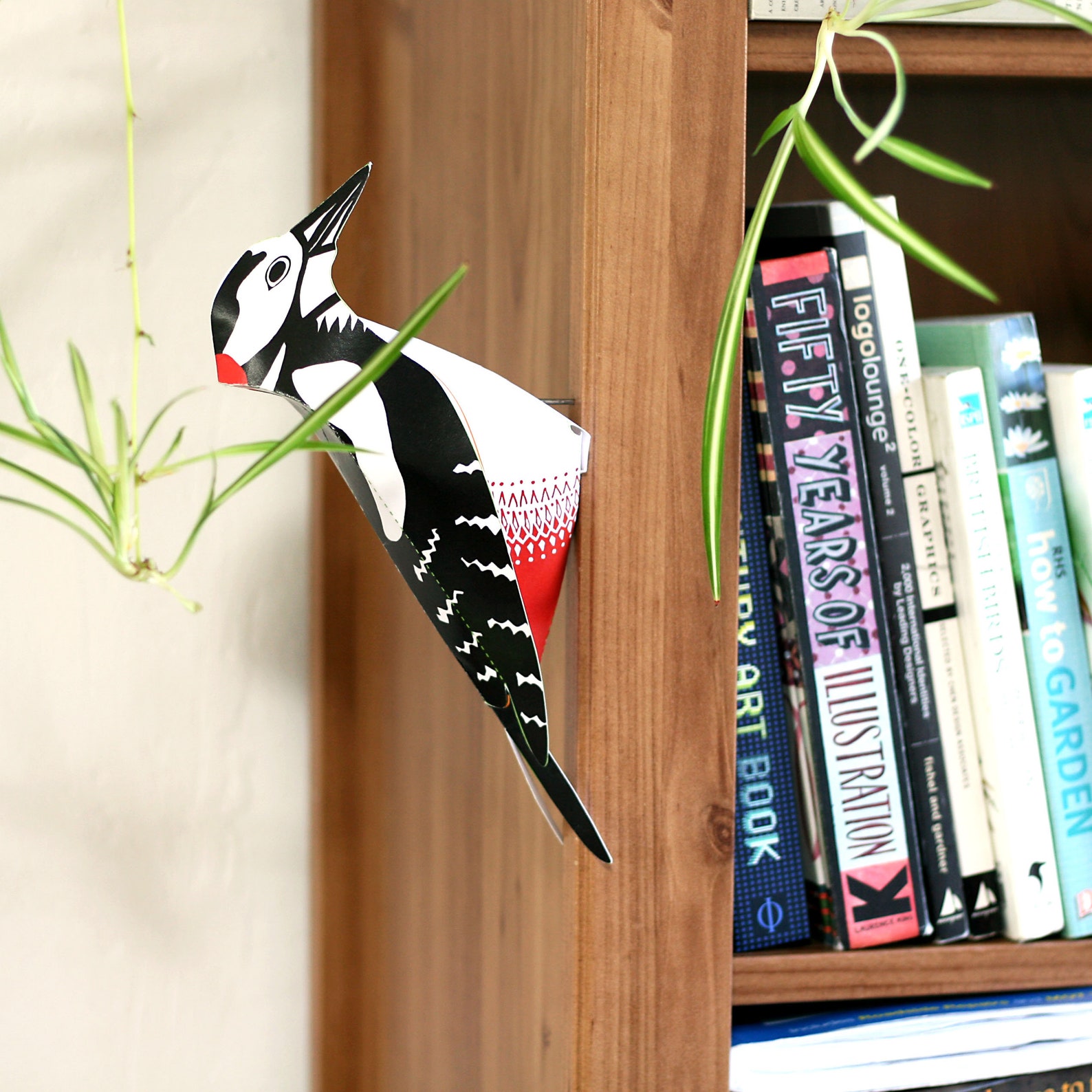 Wall Art, DIY Woodpecker, Paper Art Craft Project - Etsy