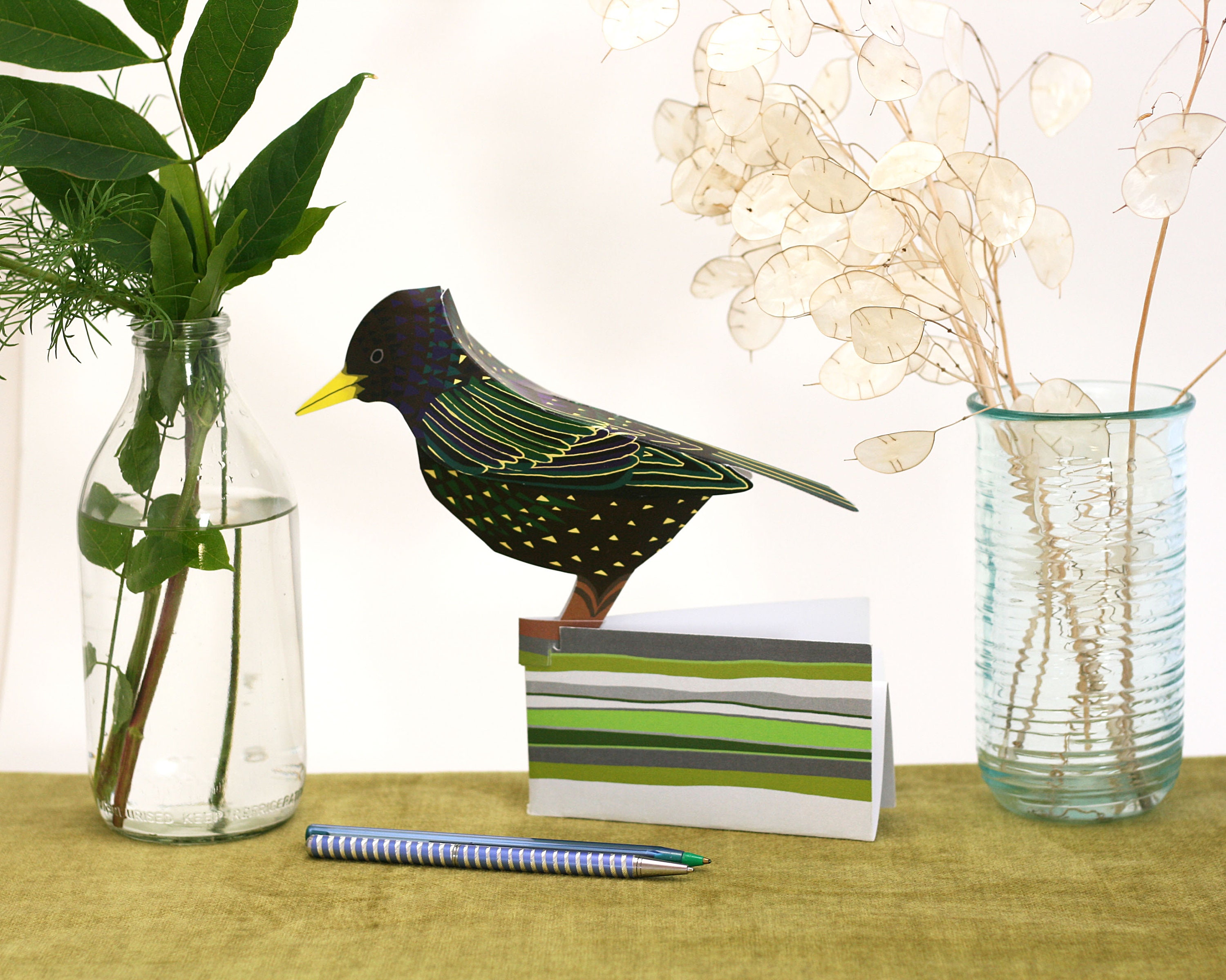 Starling Card Paper Art Starling Decoration Starling Gift - Etsy UK