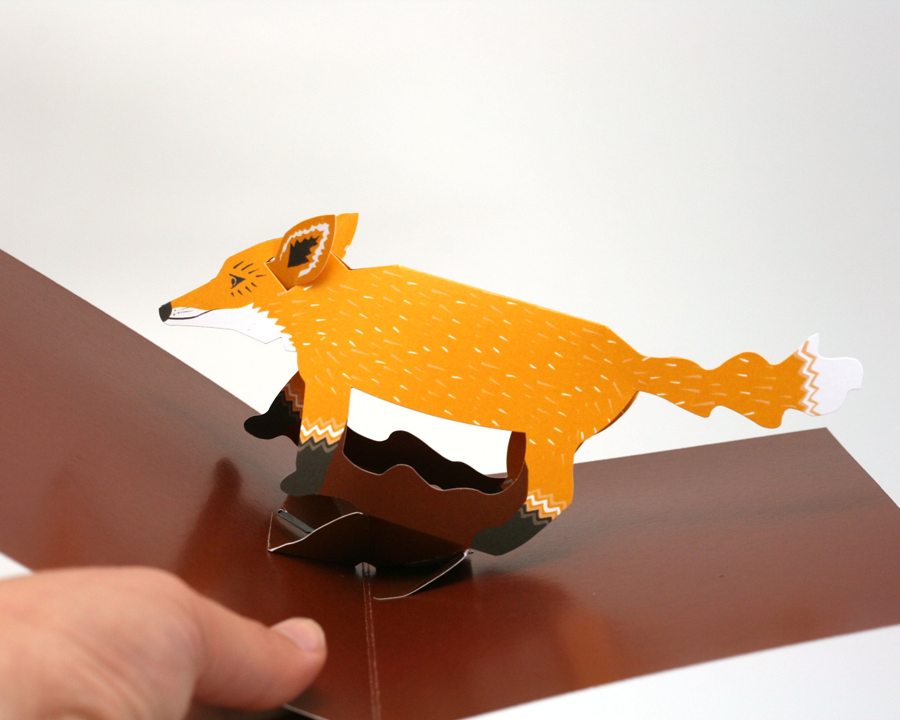 Pop-up Fox Card, Card With Fox, Card for Him, Card for Her, Made in UK ...