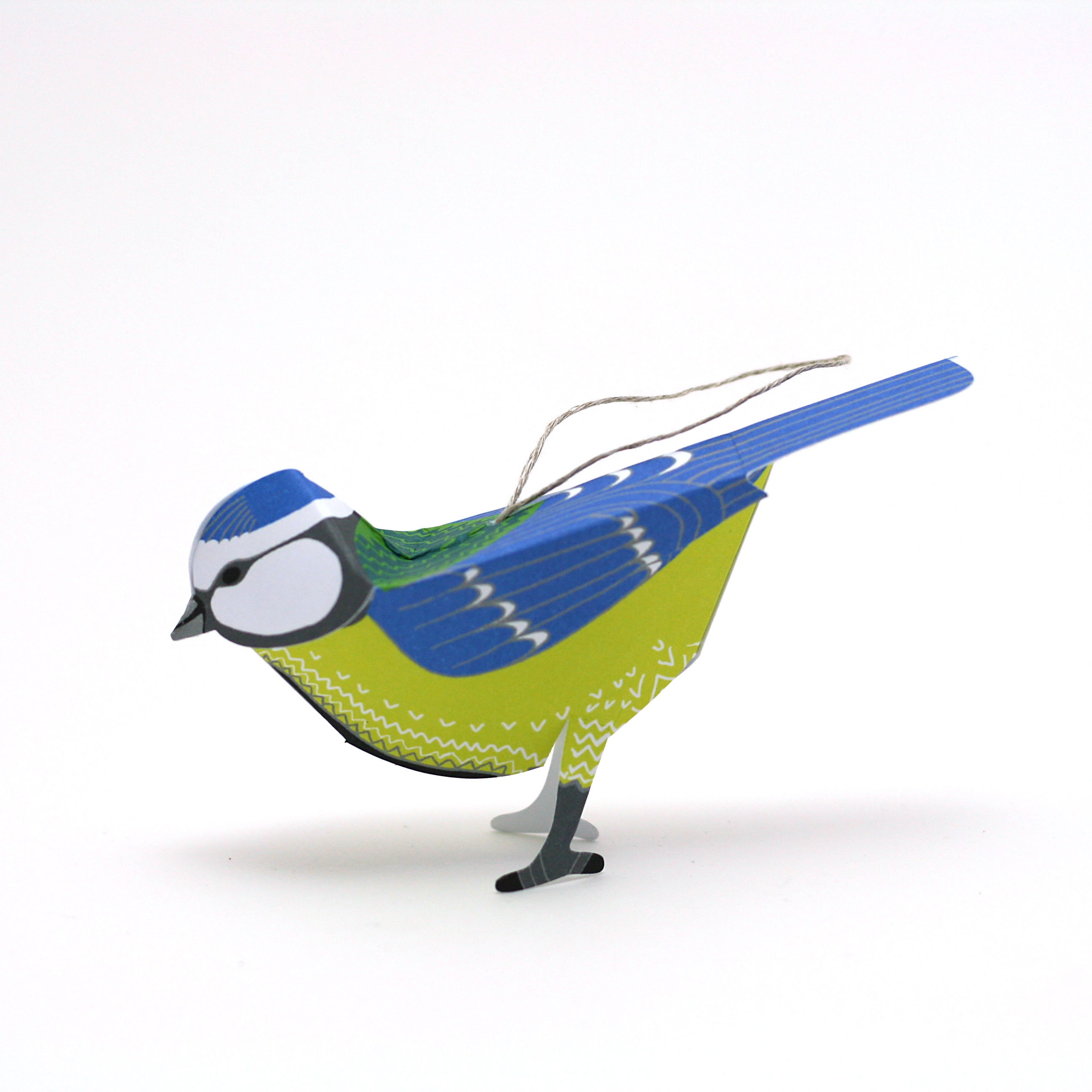 Blue Tit Pop-up Card: 3D Paper Bird Decoration - Etsy UK