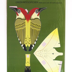 Wall Art, DIY Woodpecker, Paper Art Craft Project - Etsy