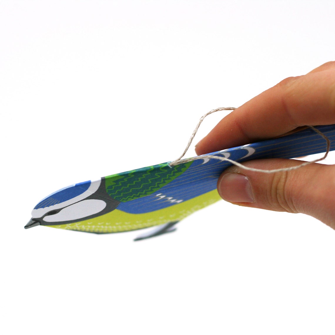Blue Tit Pop-up Card: 3D Paper Bird Decoration - Etsy UK