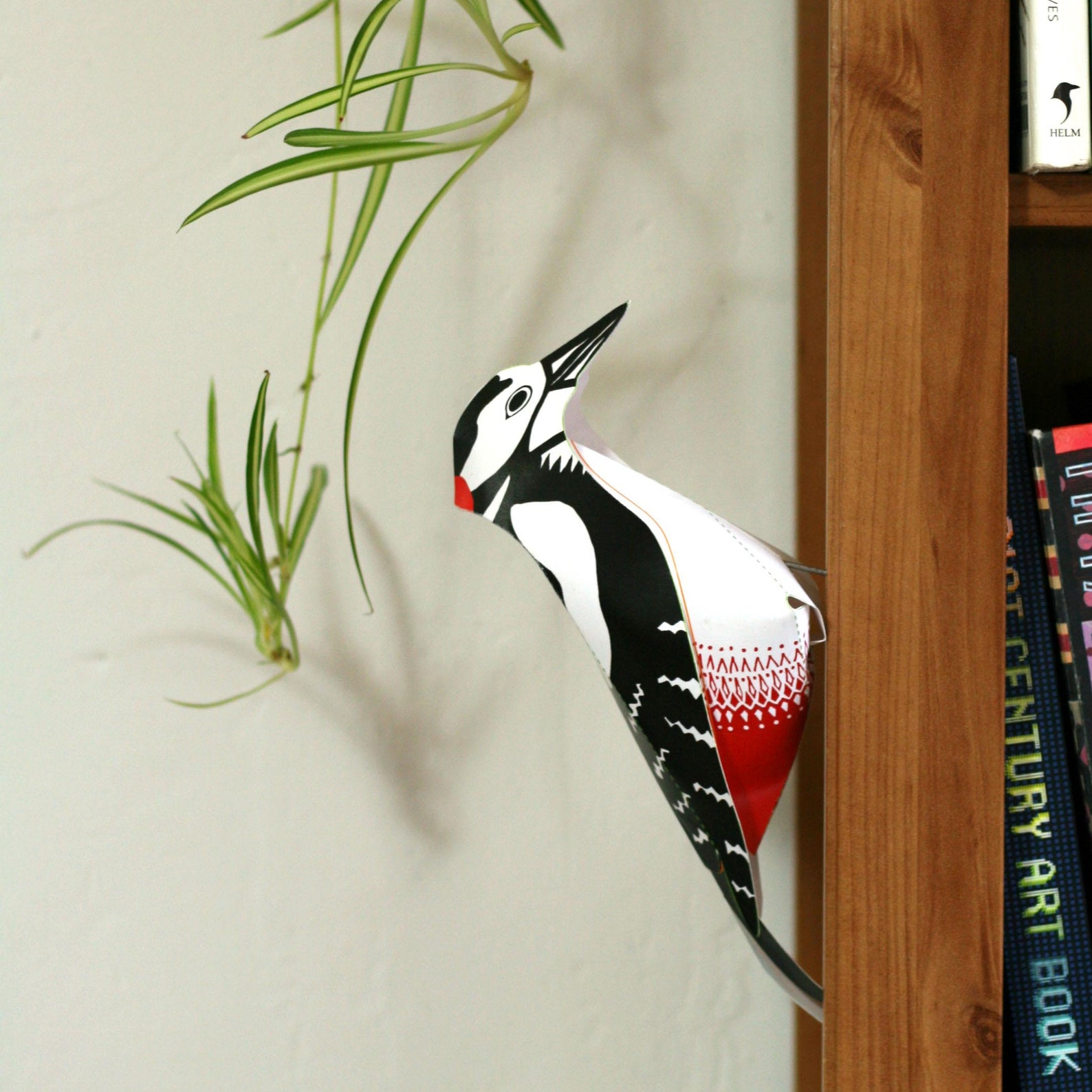Wall Art, DIY Woodpecker, Paper Art Craft Project - Etsy