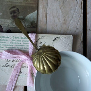 Vintage Sugar Spoon, Shell Shape Spoon, Shell Shape Sugar Spoon ...