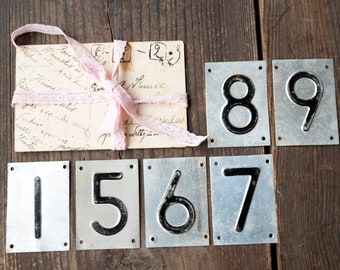 Vintage Numbered Tag, Enamel Numbered Tag, Door Number Plate, Locker ...