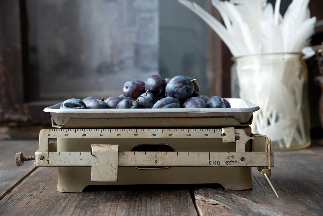 Vintage Scales, Kitchen Scales, Countertop Scale, Vintage Display ...