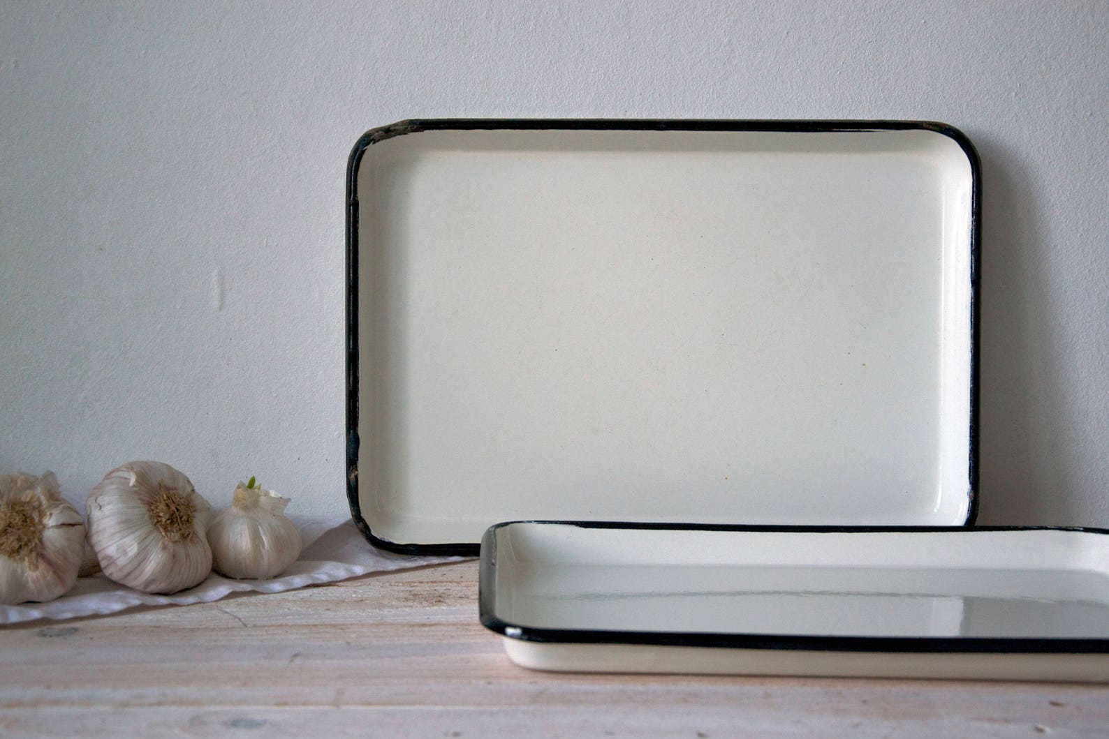Vintage White Enamel Dish Enamel Tray Sterilizing Tray | Etsy
