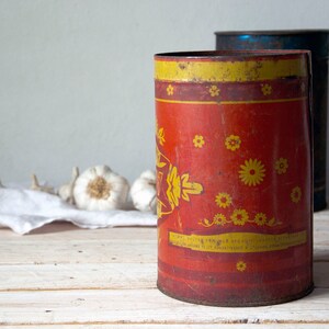 Antique Candy Tin Large Candy Container Vintage Tin Box - Etsy