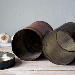 Antique Candy Tin Large Candy Container Vintage Tin Box - Etsy