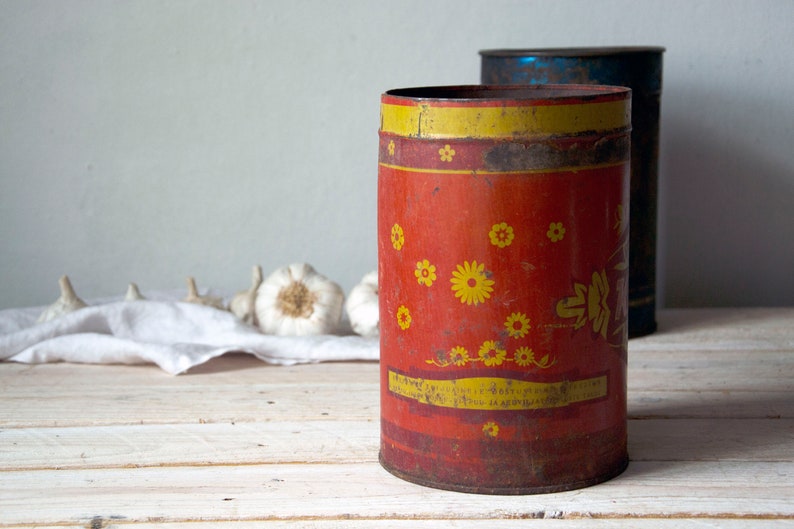 Antique Candy Tin Large Candy Container Vintage Tin Box - Etsy