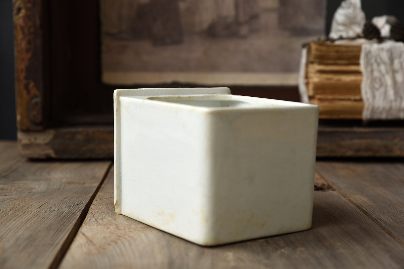 Vintage Salt Container Cabinet Drawer for Salt Porcelain - Etsy