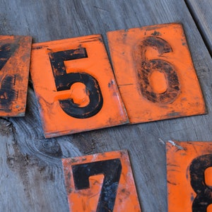 Vintage Numbered Tag, Enamel Numbered Tag, Door Number Plate, Locker ...