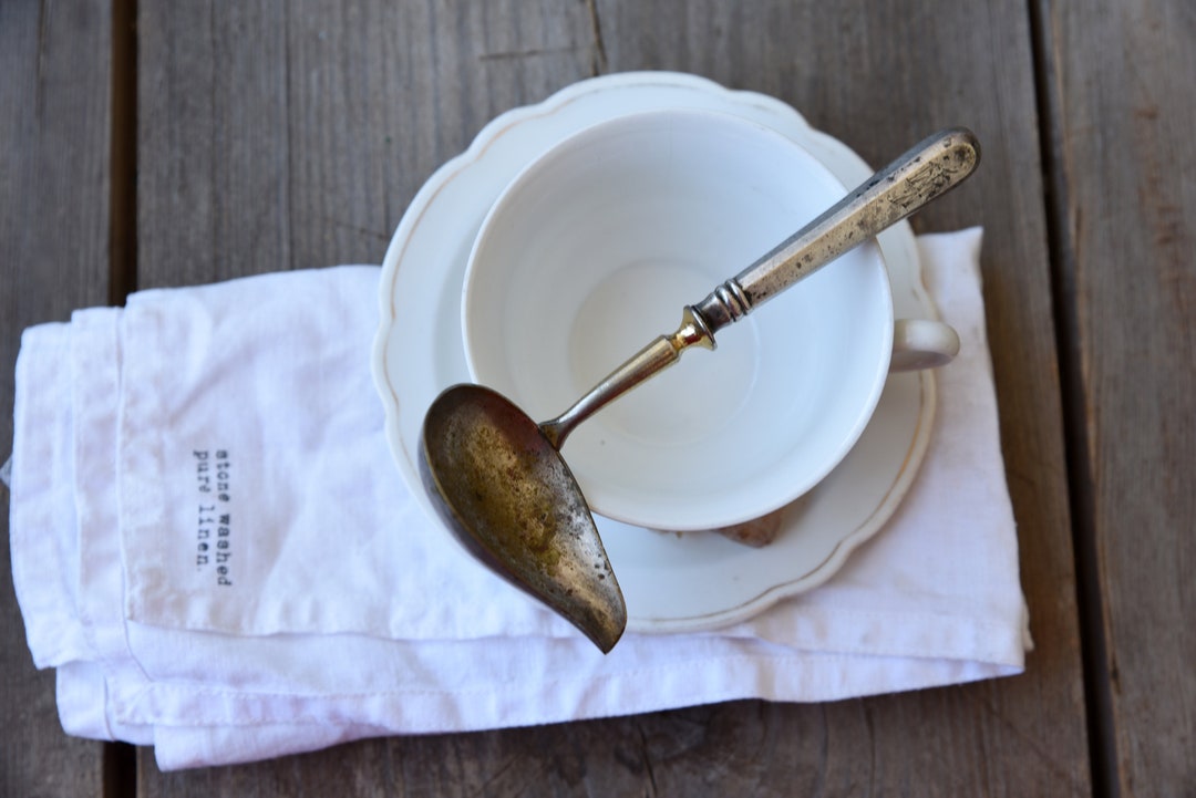 Vintage Sugar Spoon, Antique Teaspoon, Sugar Spoon, Seashell Shape ...