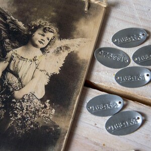 Vintage Numbered Tags, Aluminum Numbered Tags, Number Plates, Locker ...