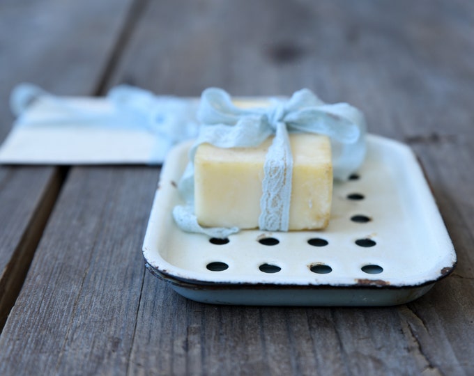 Enamelware Soap Dish - Etsy
