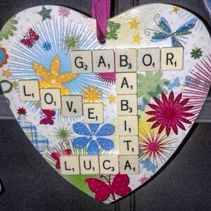 Personalised Scrabble Picture With Names of Your Choice. - Etsy