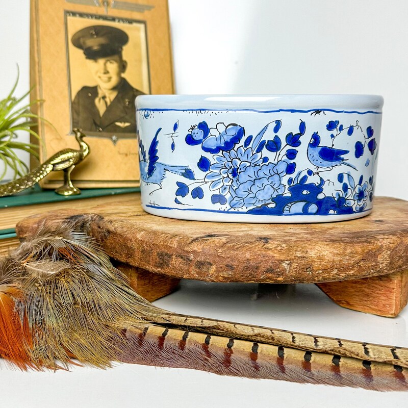 Delft Blue Planter - Etsy