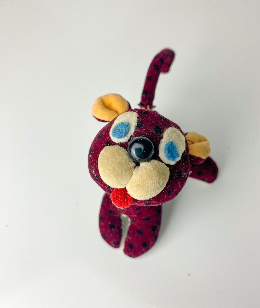 Vintage Dream Pets Dakin & Co Purple Leopard Cat Stuffed Animal Plush ...