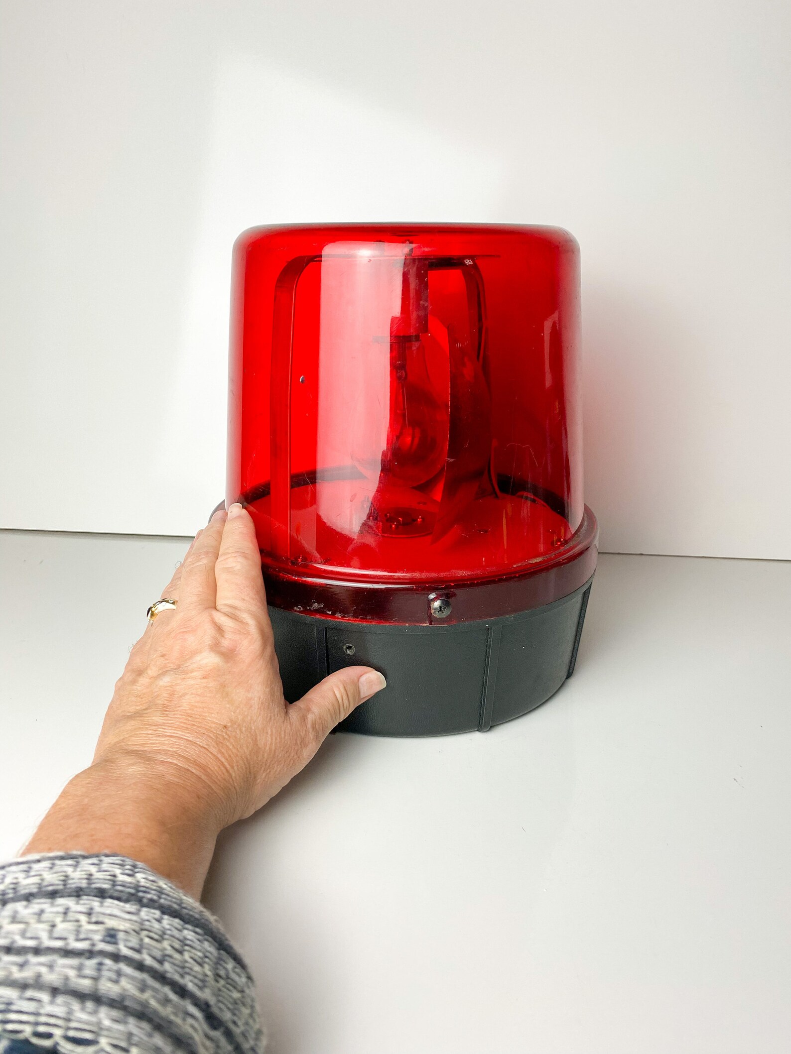 Vintage Emergency Red Light Rotating 360 Warning Lamp Party - Etsy